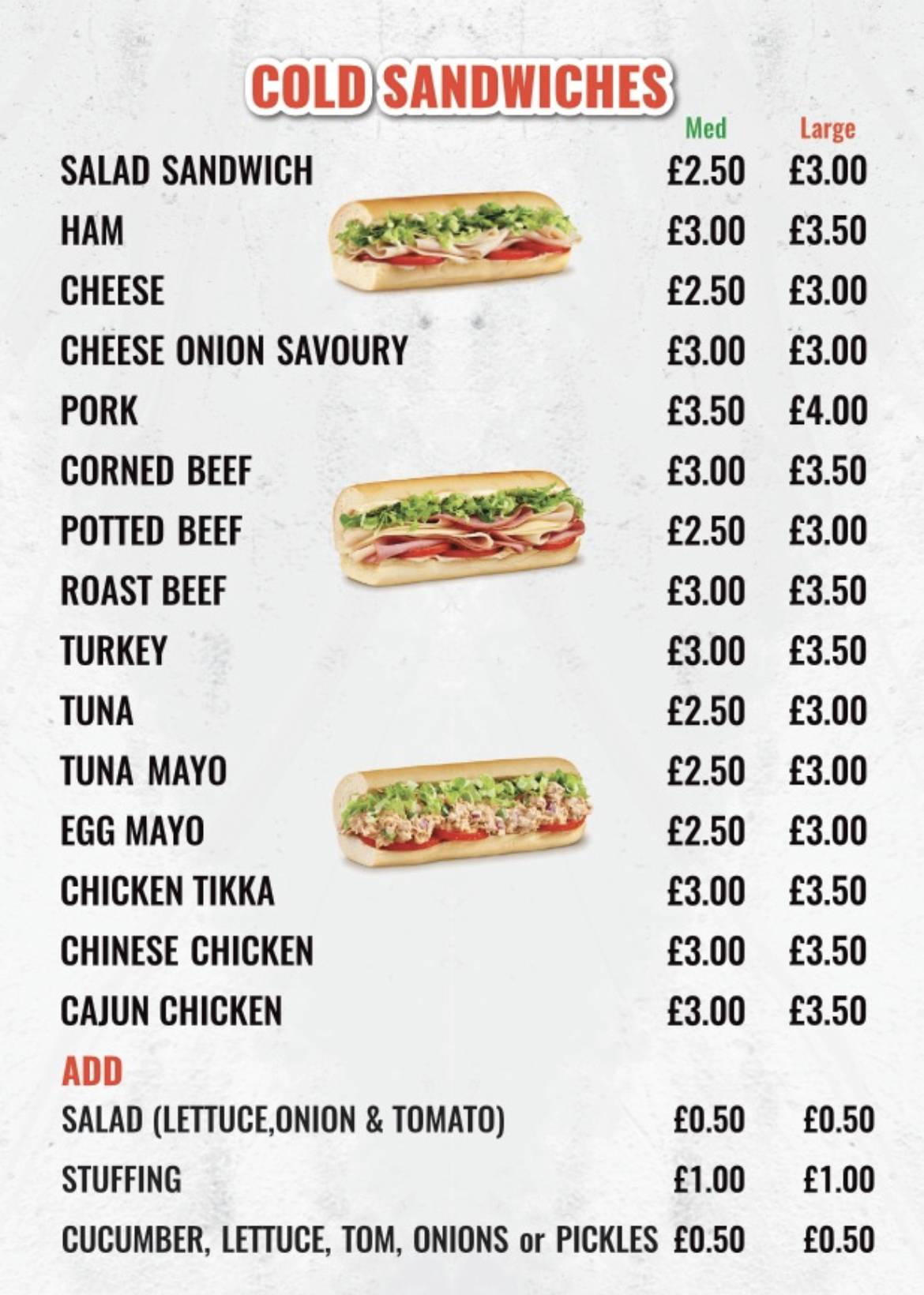 Menu at Snack Attack restaurant, Normanton, 304 Castleford Rd
