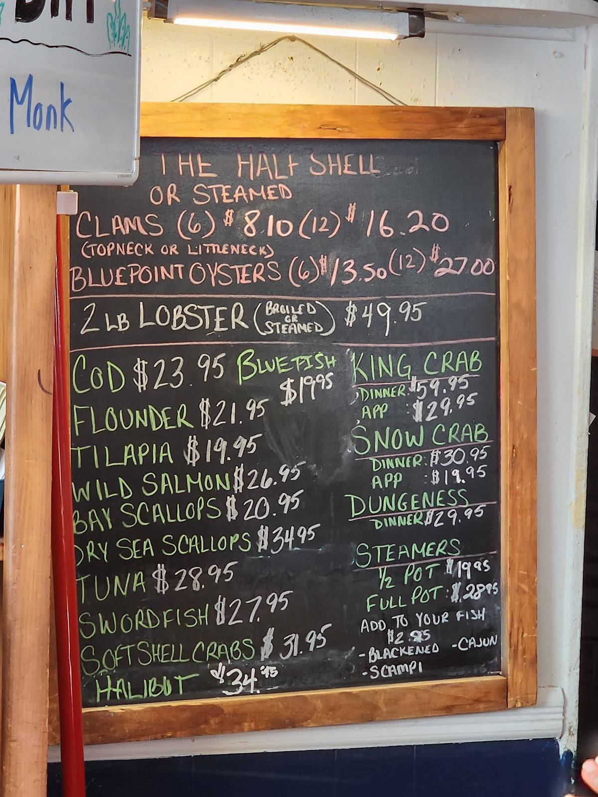 Menu at Spike's Fish Market & Restaurant, Point Pleasant Beach