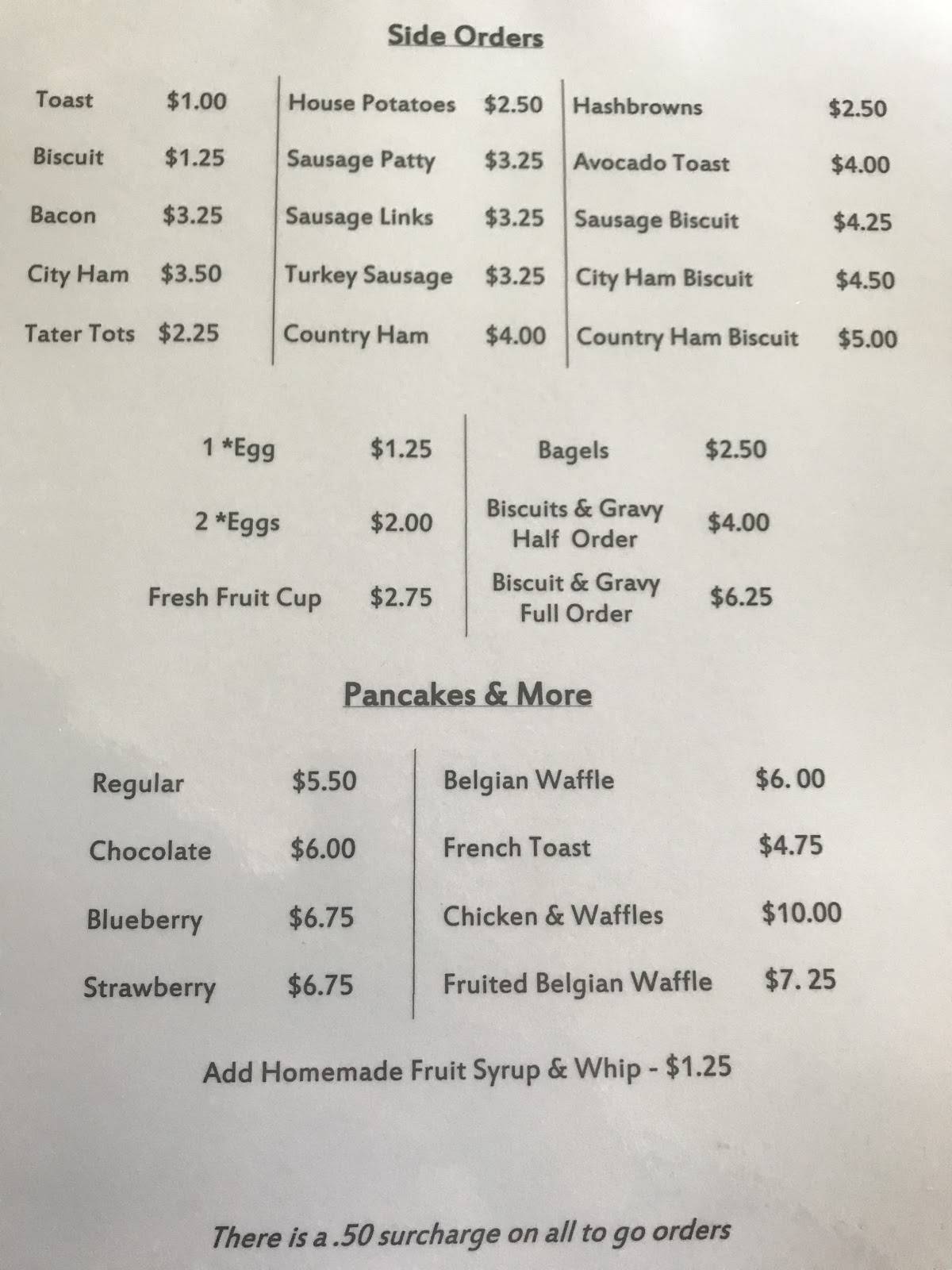 Menu at Sur 81 restaurant, Marion, VA-16