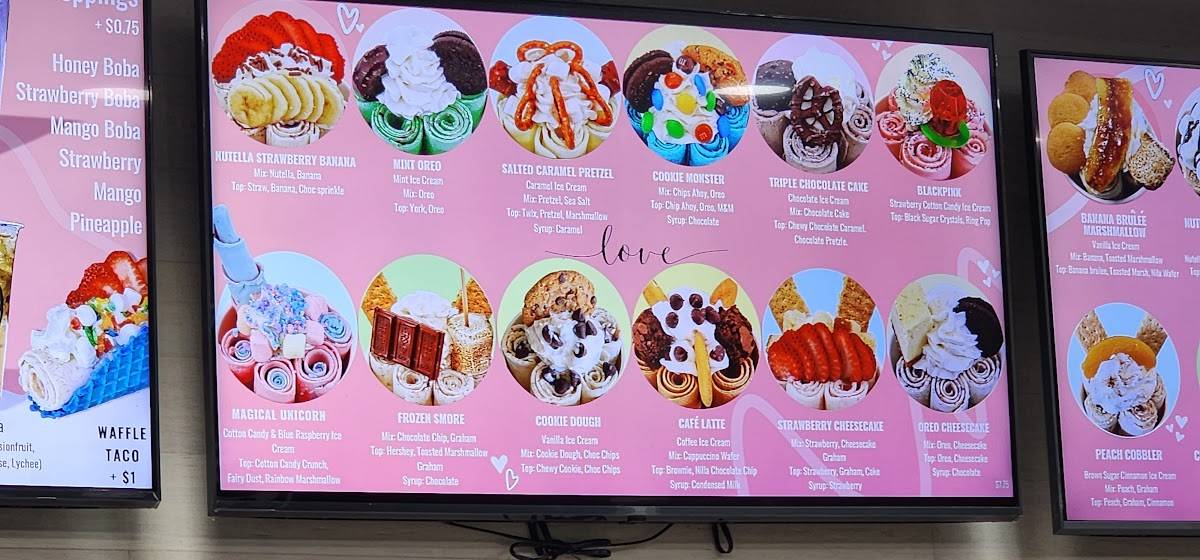 Menu at Sweet Monster Ice Cream desserts, Fort Wayne