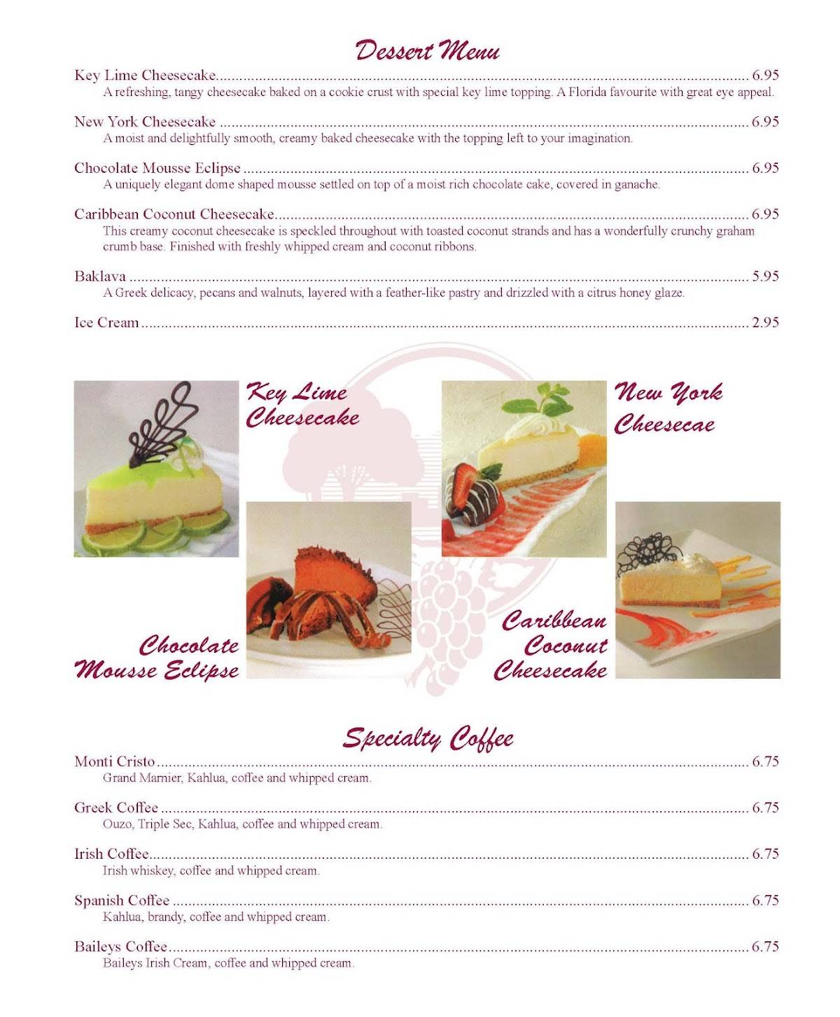 Menu at T & C Family Restaurant, Dallas Pizza, Weyburn