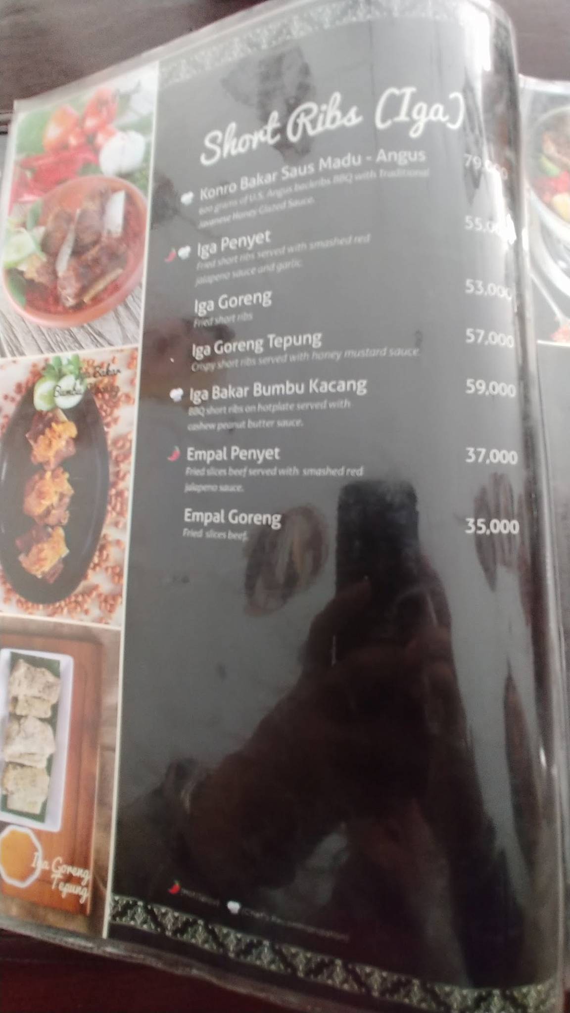 Menu at Warung Tekko restaurant, Tangerang, Jl. Citra Raya Boulevard