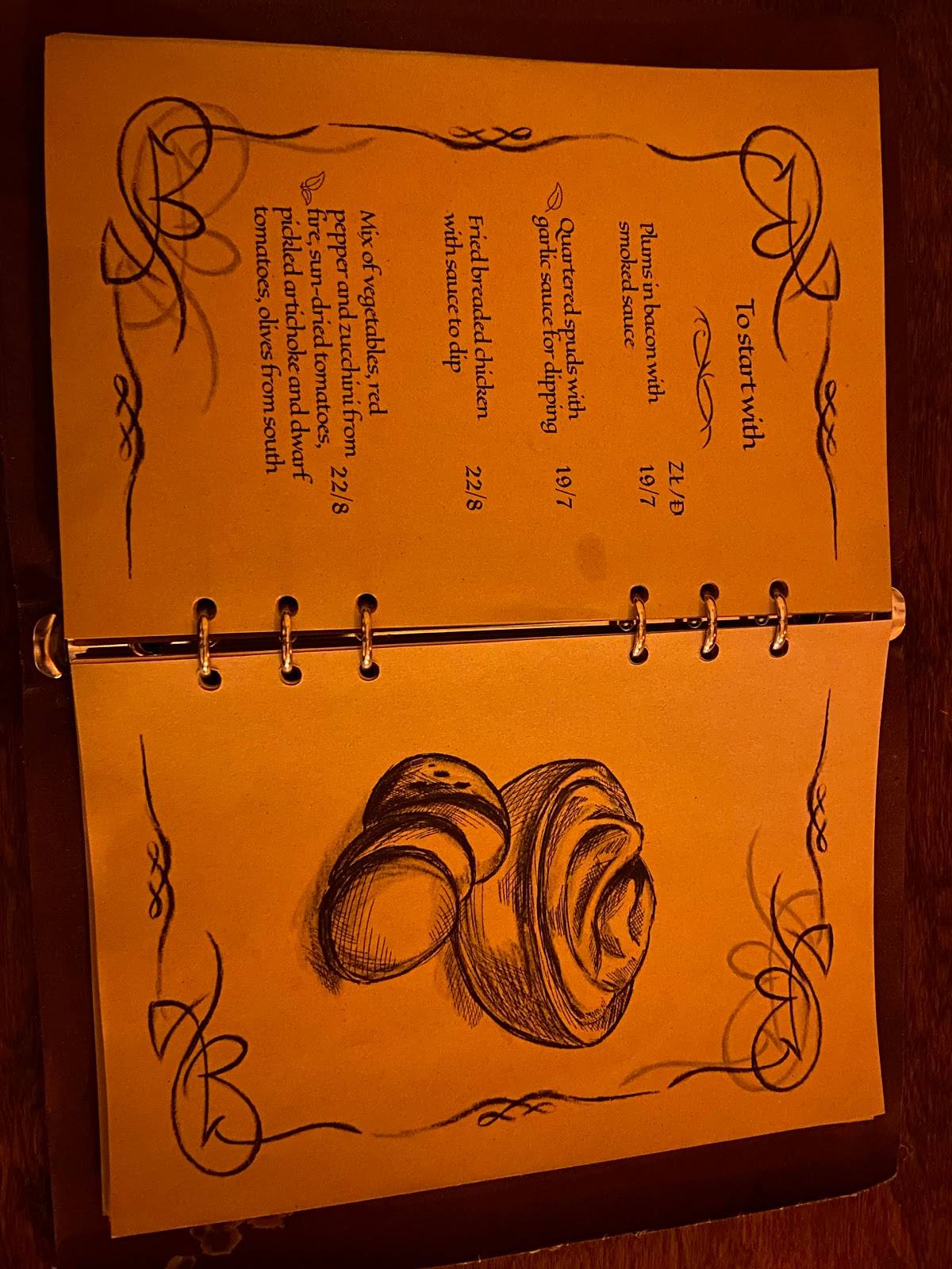 Menu at Tawerna Wilczy Dół restaurant, Kraków