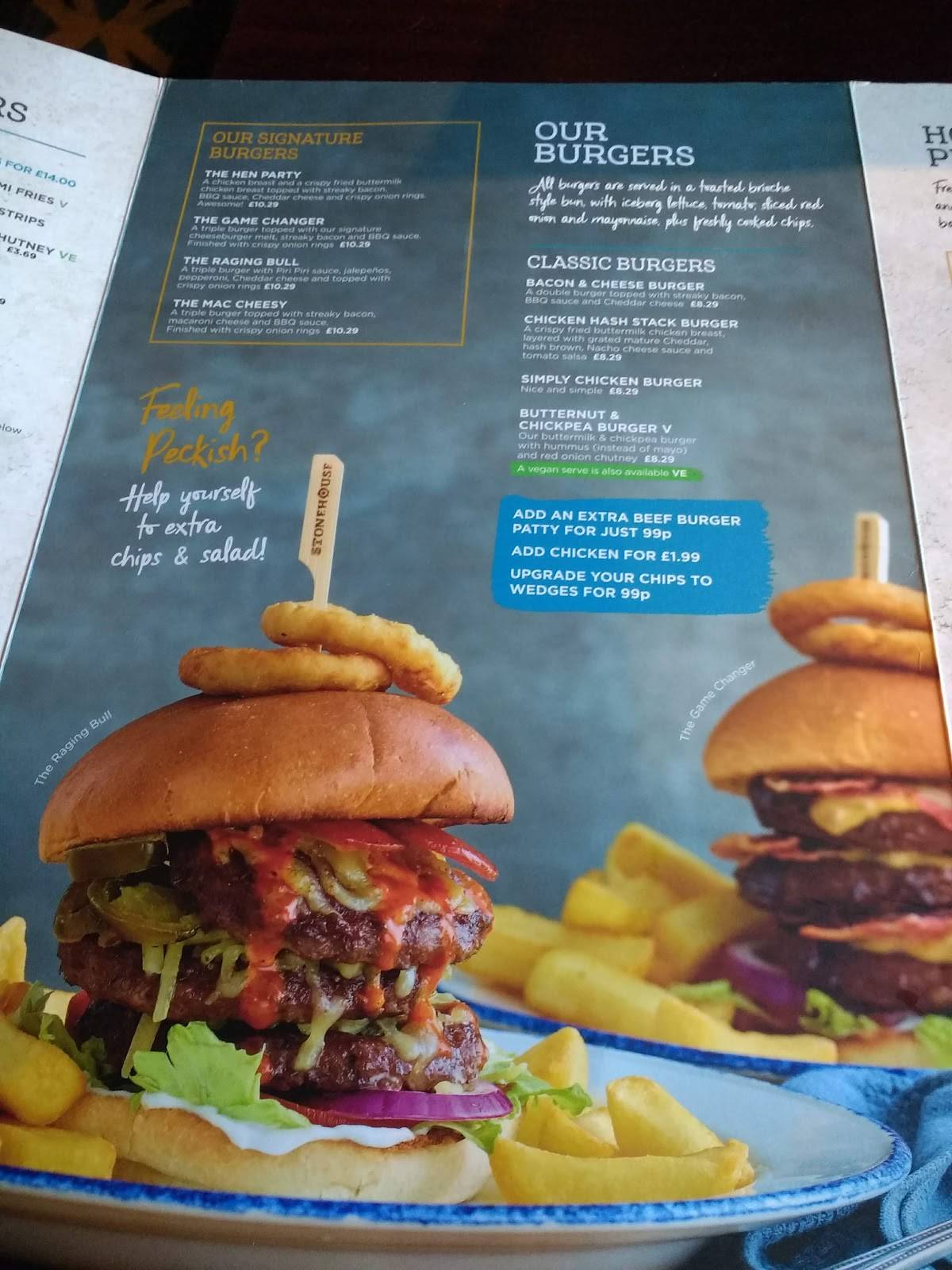 Menu at The Beach Arms Stonehouse pub & bar, Basingstoke