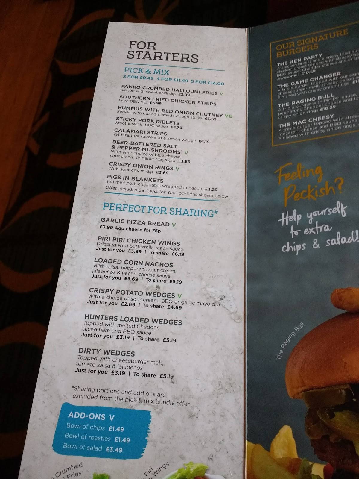 Menu at The Beach Arms Stonehouse pub & bar, Basingstoke
