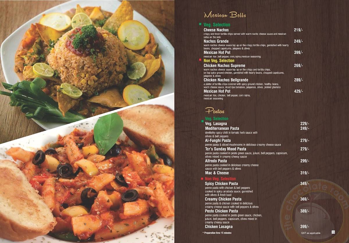 Menu at The Chocolate Room, Patna, First Floor