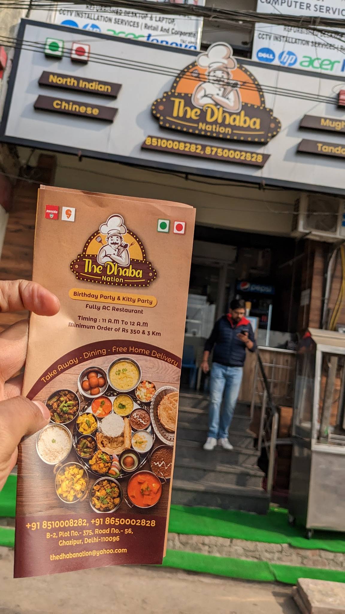 Menu at The Dhaba Nation Restaurant, Delhi