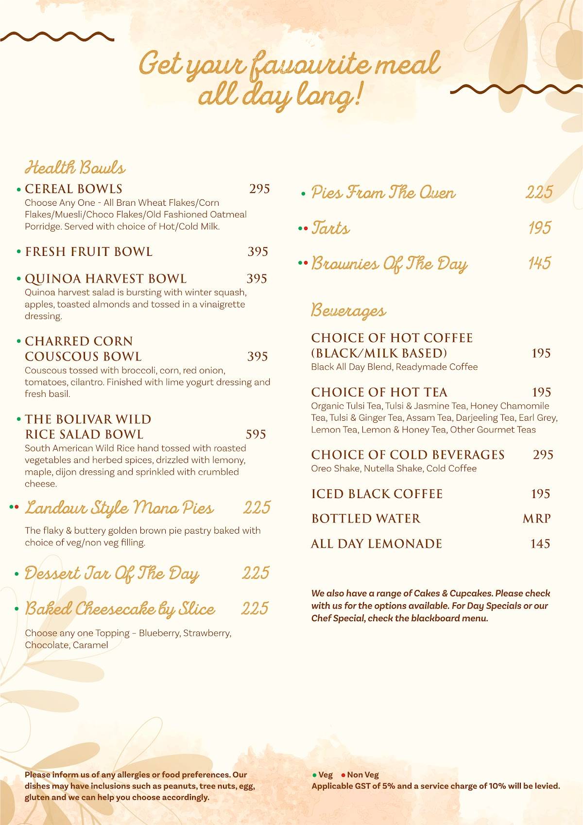 Menu at The HUMBLE CRUMBLE, Gurugram