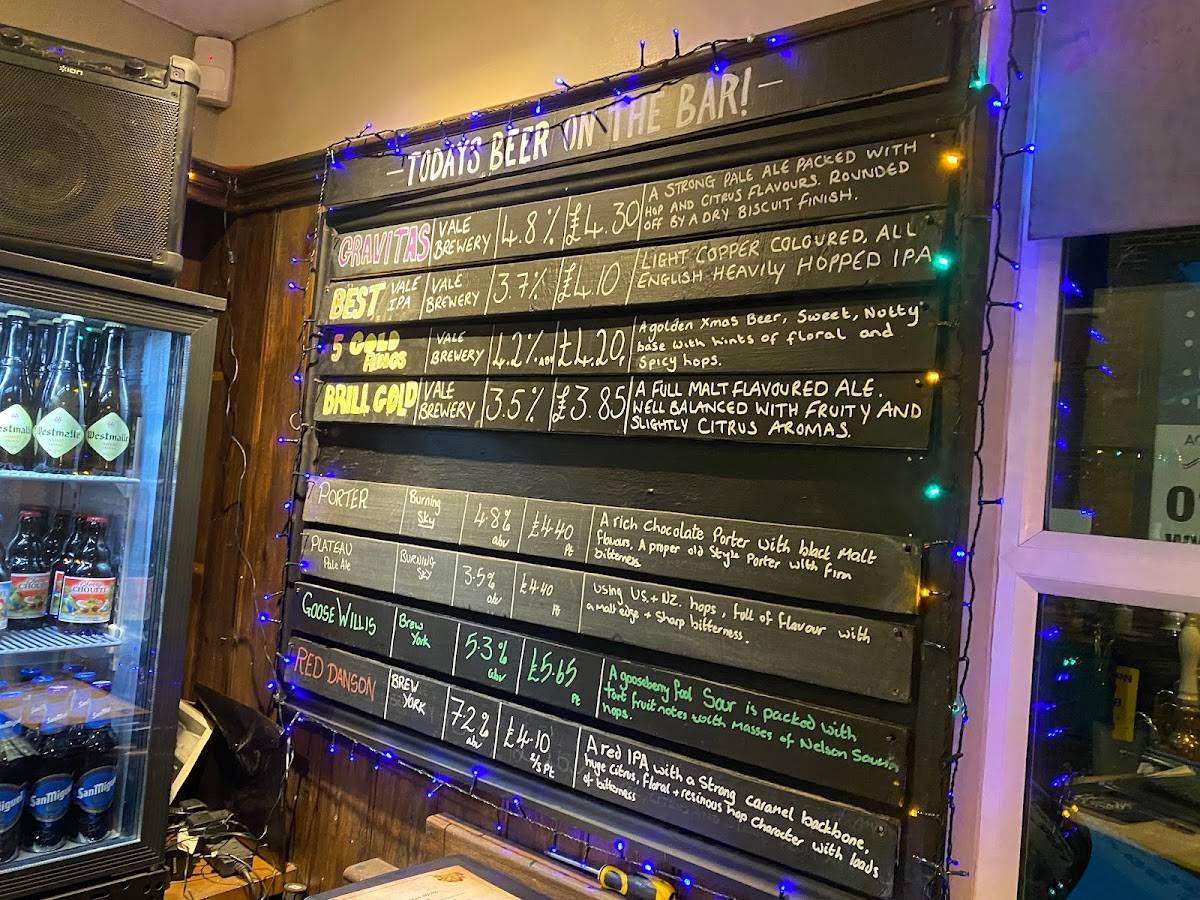 Menu at The Hop Pole Craft Beer & Grill pub & bar, Aylesbury