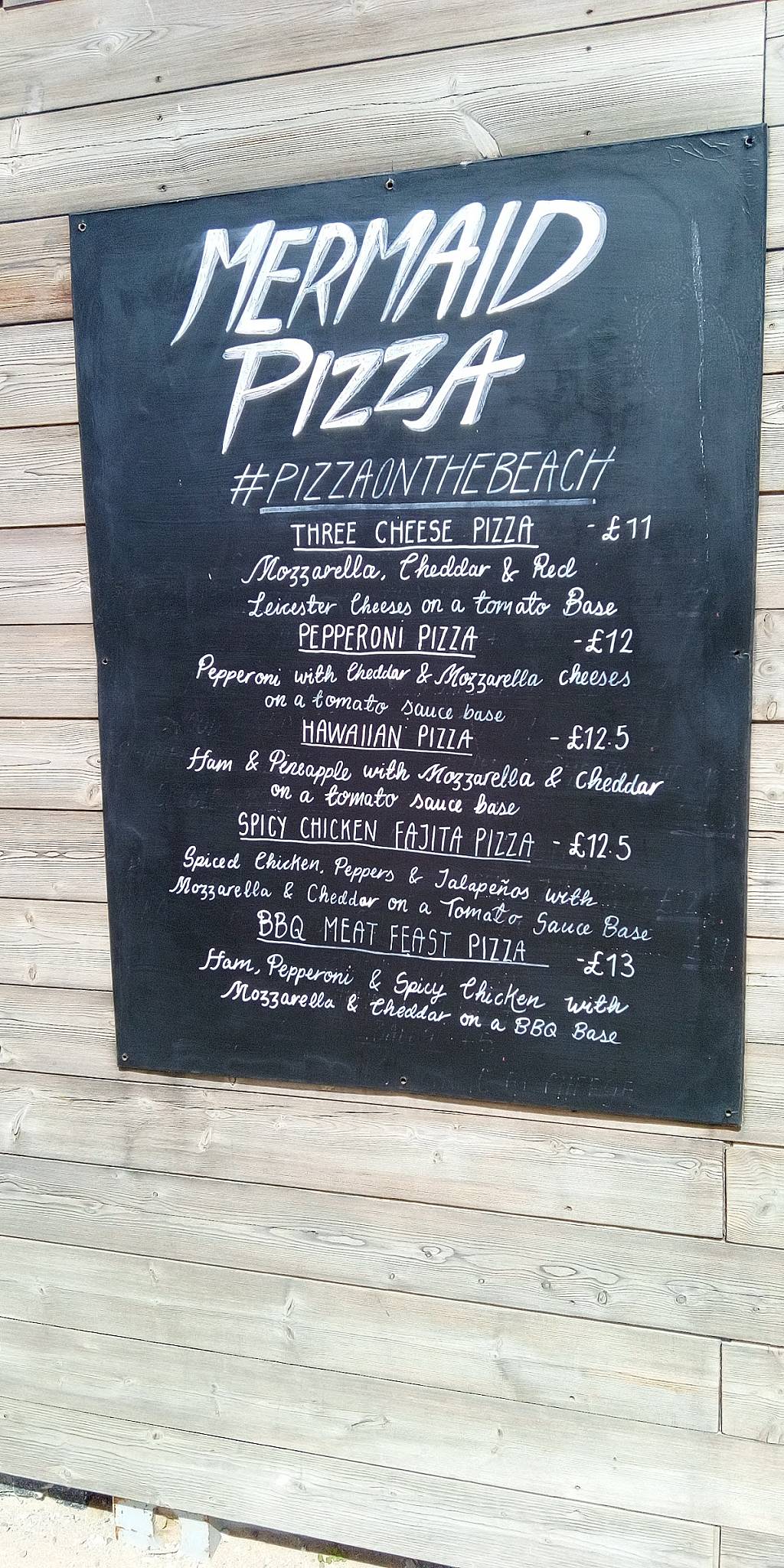 Menu at The Mermaid Inn pub & bar, Newquay