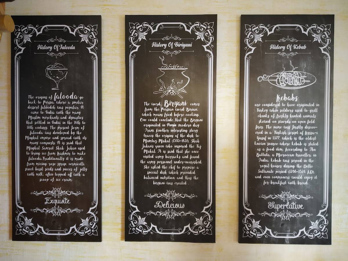 Menu at The Saffron Tree, Kolkata