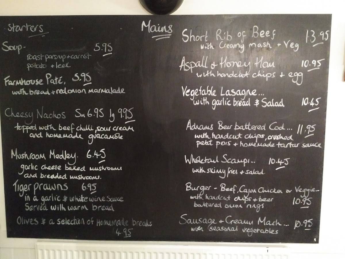Menu at The Shannon pub & bar, Bucklesham, Main Rd