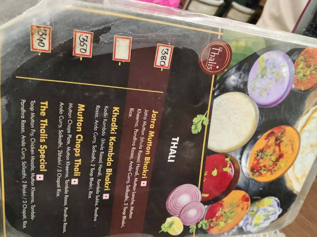 Menu at The Thalis ( Kolhapuri Thali ) - Best kolhapuri Non-veg thali ...