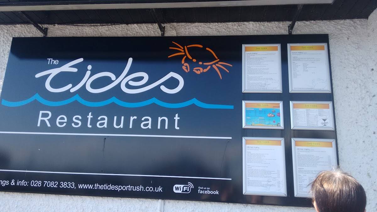 Menu at The Tides Restaurant, Portrush