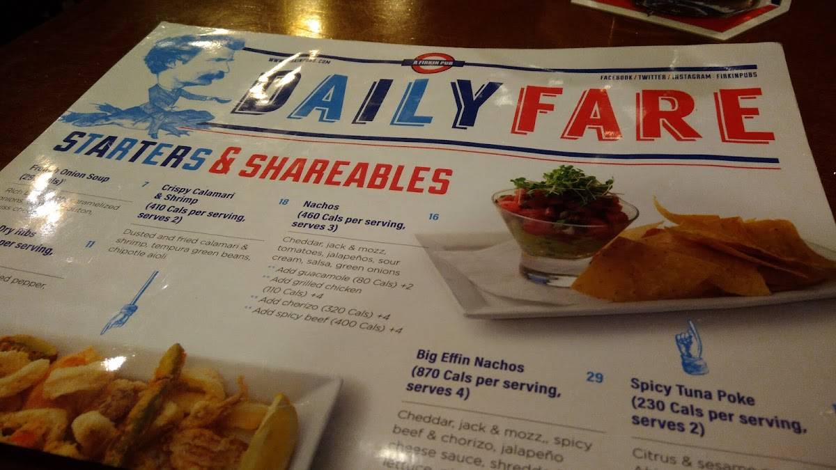Menu at The Fox: A Firkin Pub, Toronto, 51 Eglinton Ave E