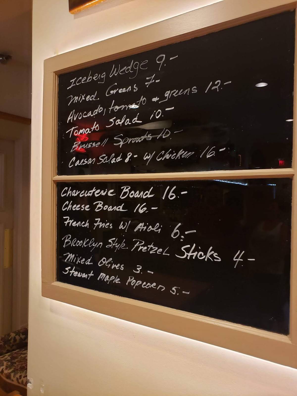 Menu at Victorian Inn At Wallingford pub & bar, Wallingford
