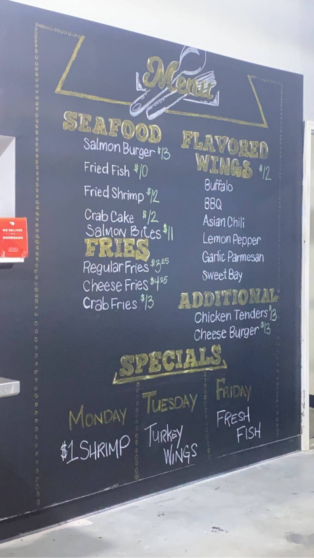 Menu at Vittles restaurant, Chester