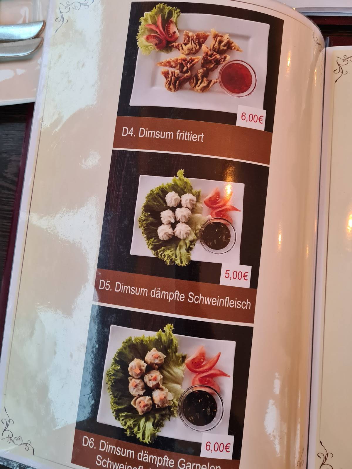Speisekarte von Restaurant Asia Vu, Limburg an der Lahn