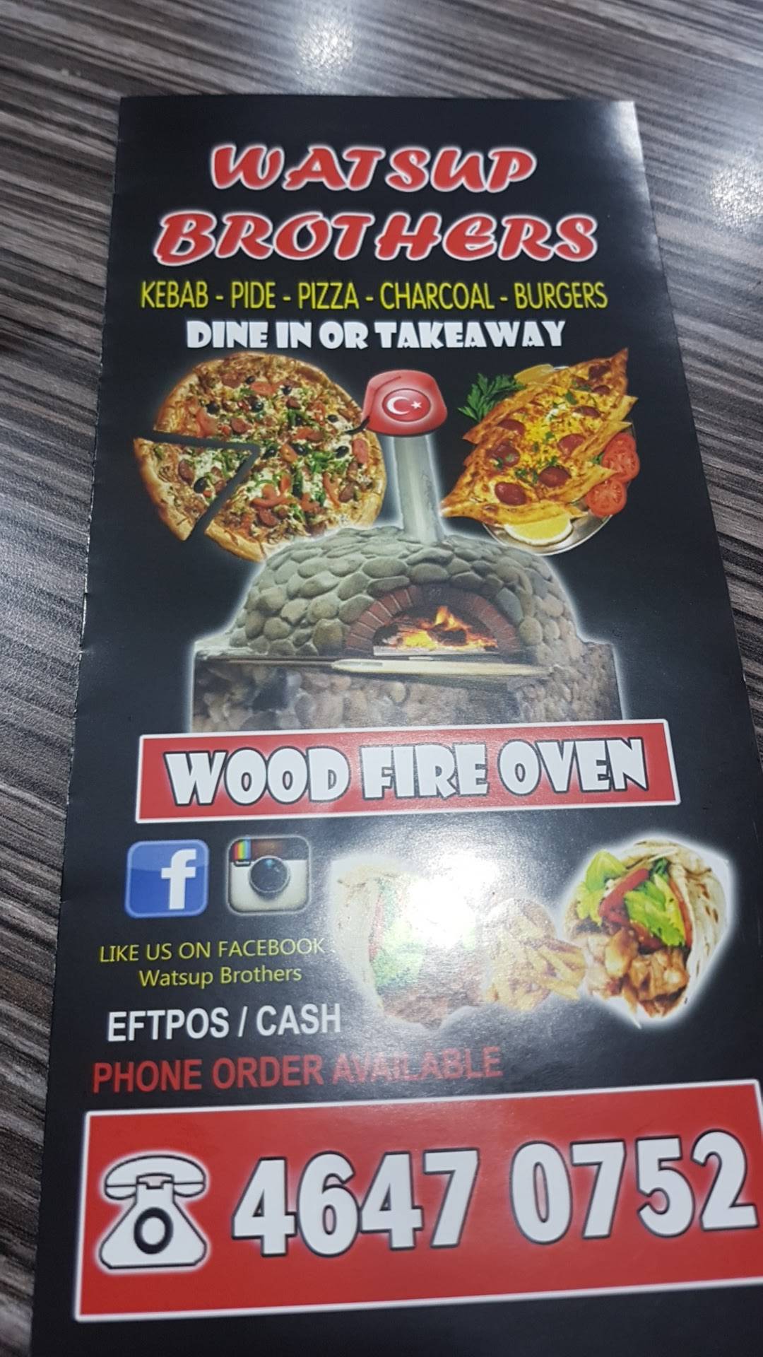 Menu at Watsup Brothers Gregory Hills fast food, Gledswood Hills, 13/1 ...