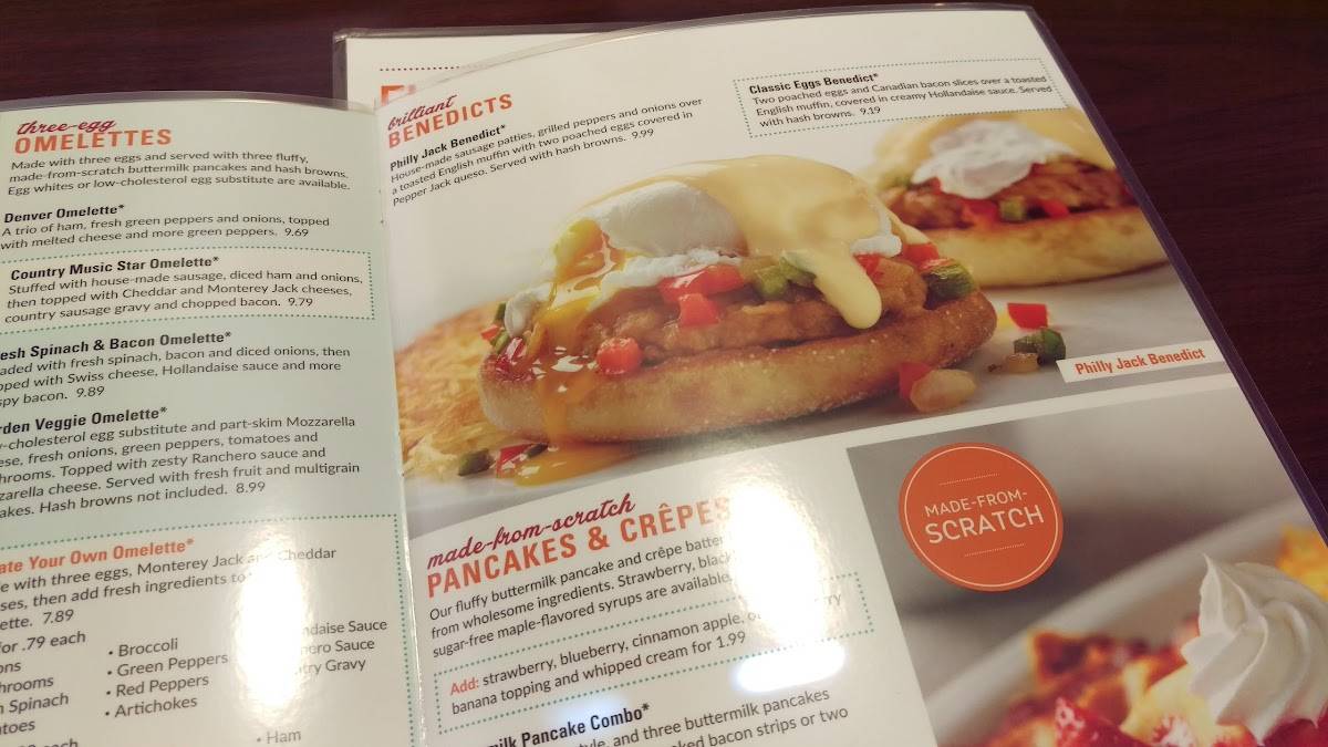Menu at Village Inn restaurant, West Jordan