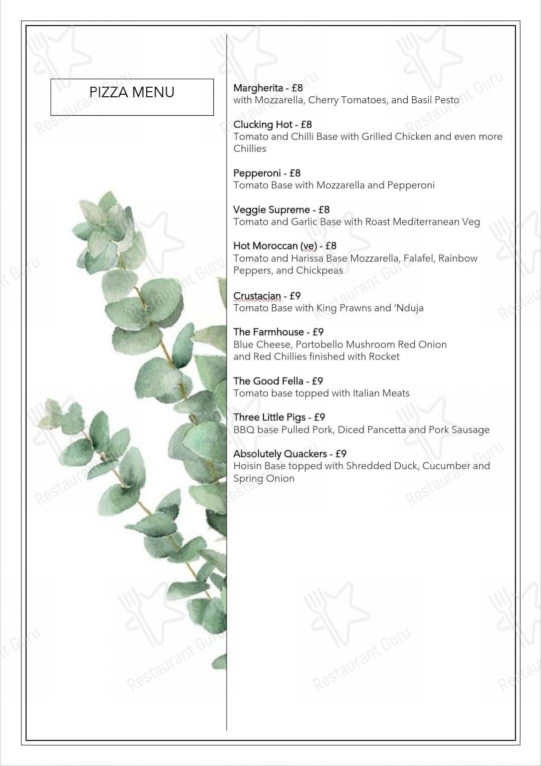 Menu at The Coachman Whickham restaurant, Whickham, Burnthouse lane