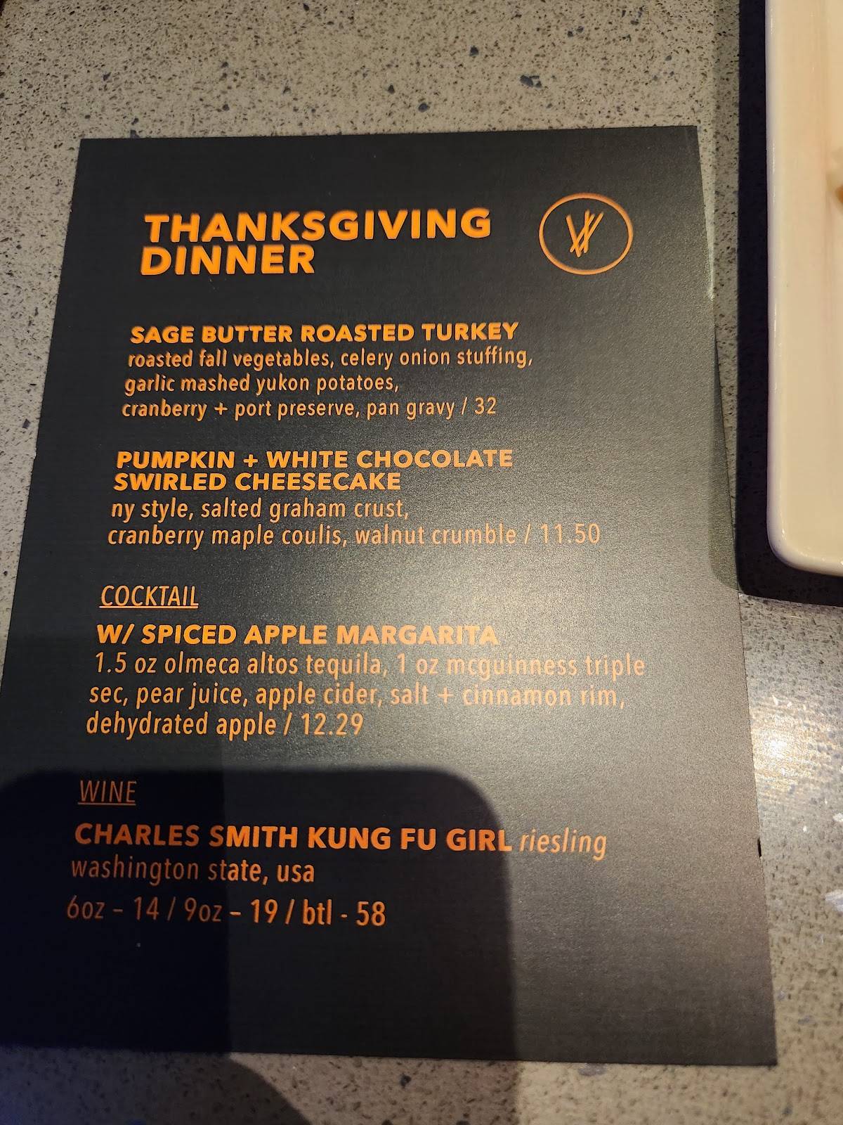 Menu at Wildcraft Grill + Long Bar, Waterloo