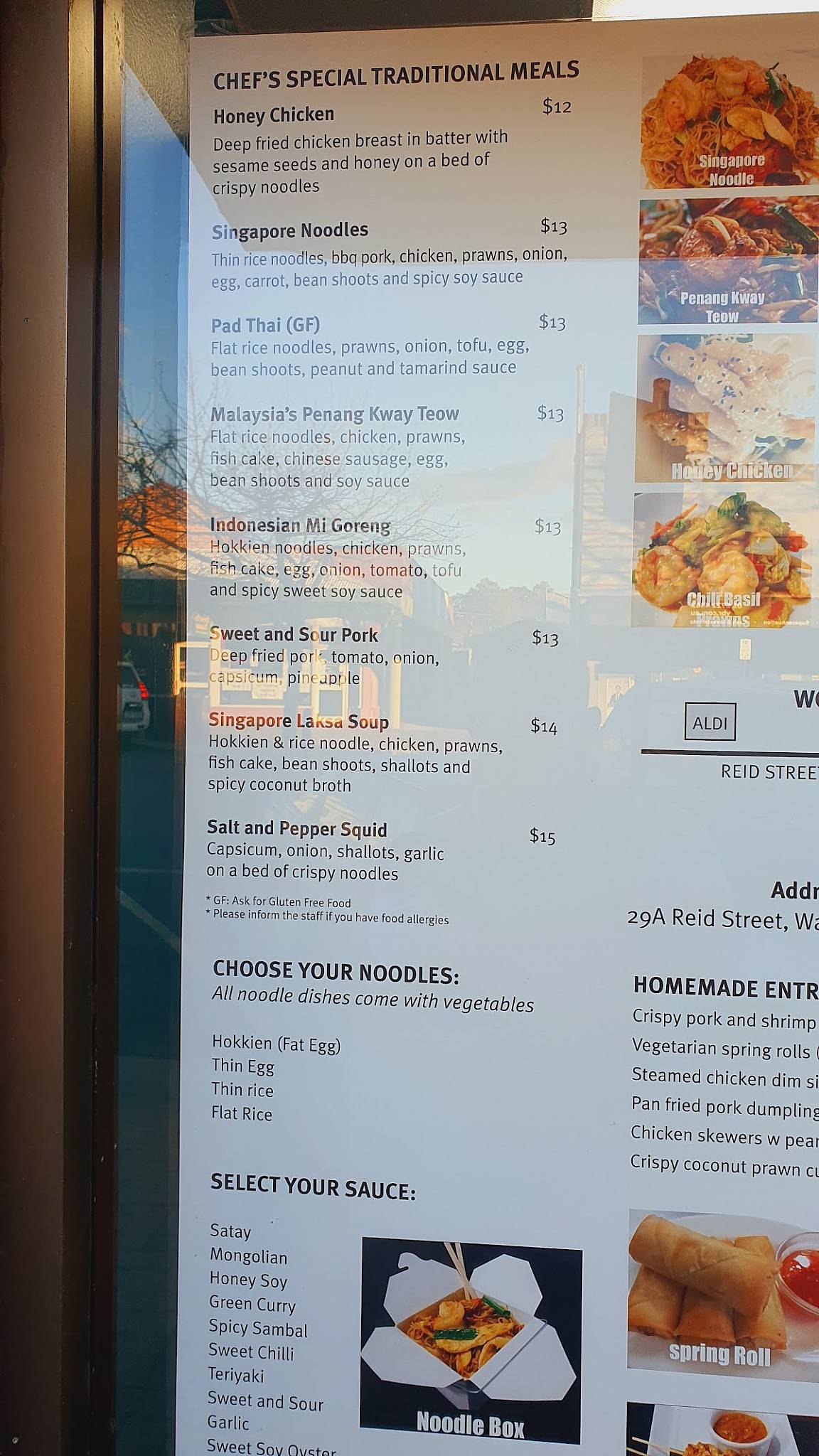 Menu at Wok In Wangaratta restaurant, Wangaratta