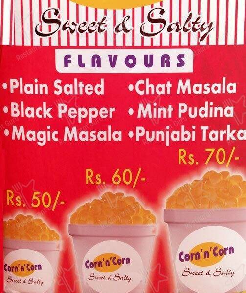 Menu at My Corn, Gurugram, DT Mega Mall