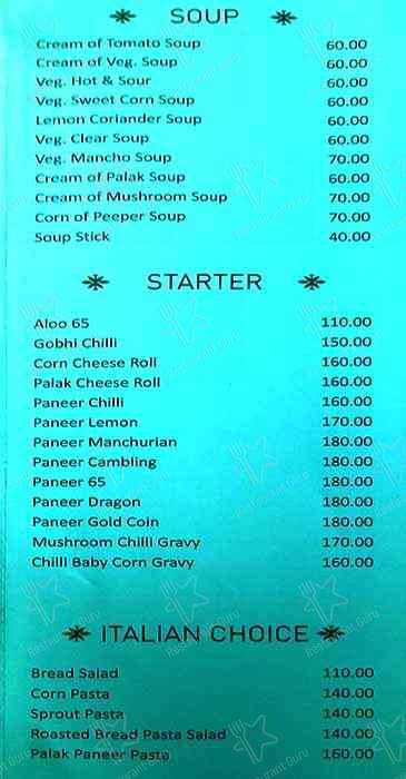 Menu at Shivalay Restaurant, Indore, 51