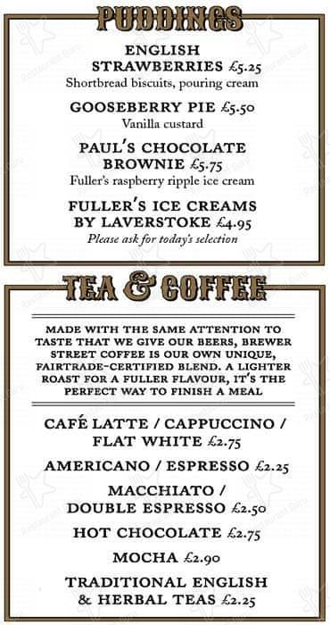 Menu at The Spread Eagle, Croydon pub & bar, Croydon, 39-41 Katharine St