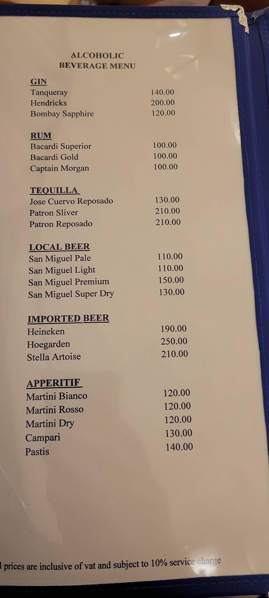 Menu at Amare by Chef Chris restaurant, Angeles, Royce Hotel M. A ...