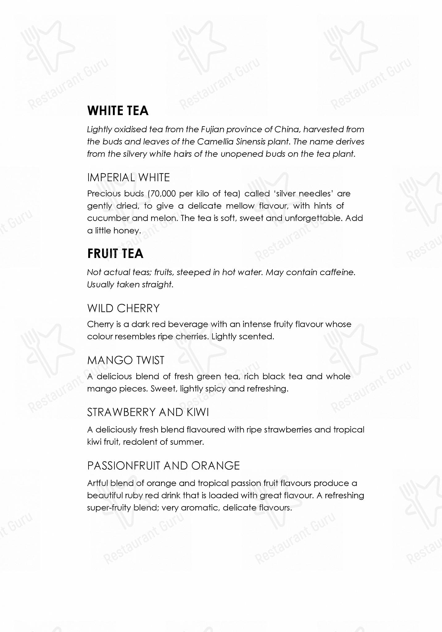 Menu at The Angel Hotel restaurant, Abergavenny