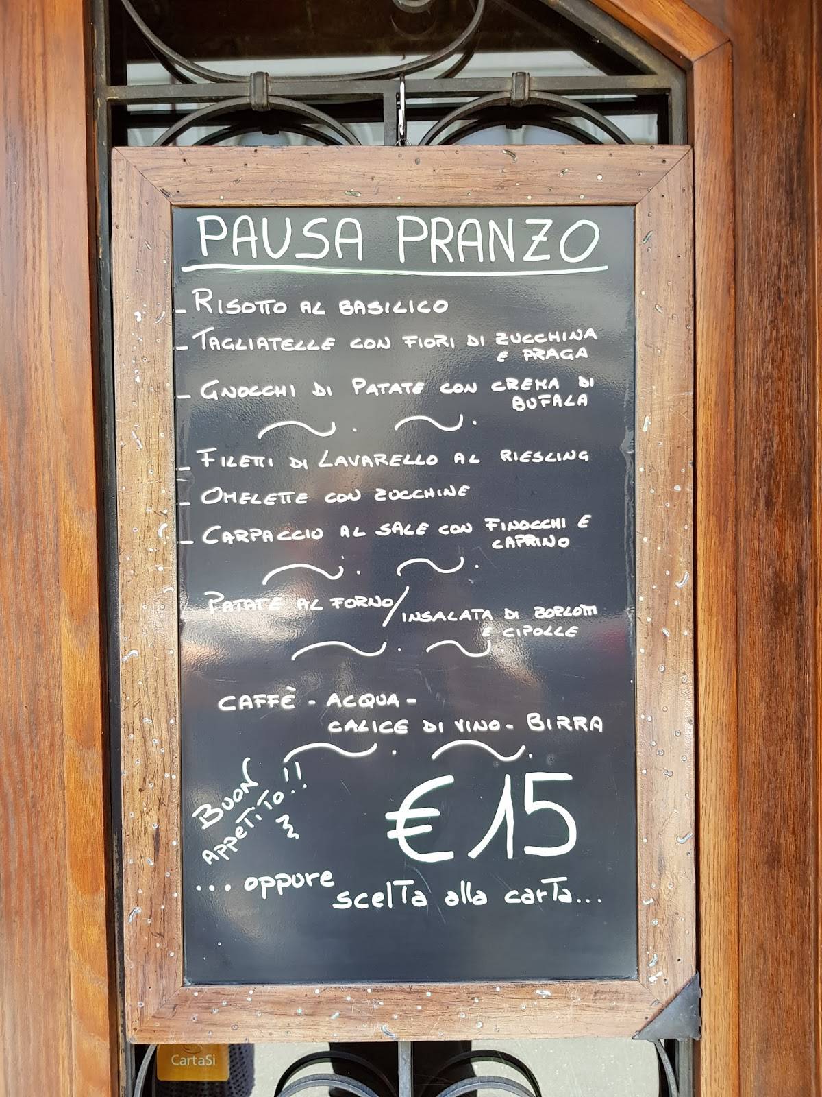 Menu da Antica Trattoria Ferrari ristorante, Pavia