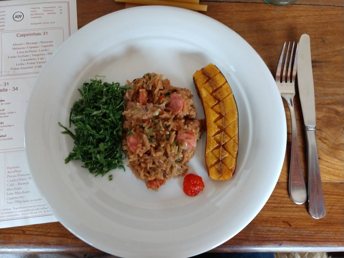 Menu em Aprazível restaurante, Rio de Janeiro