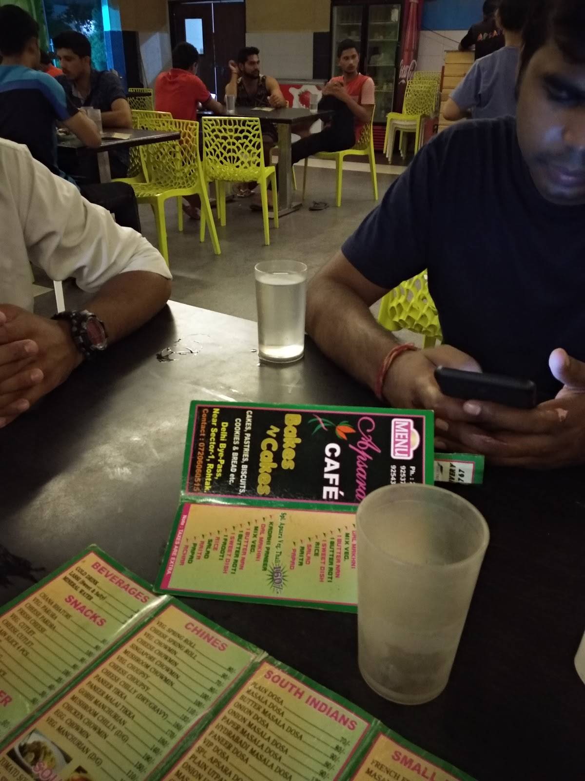 Menu at Apsara Cafe, Rohtak