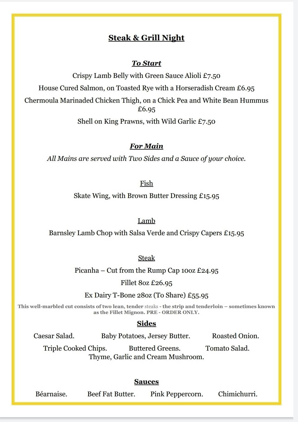 Menu at Junction Inn pub & bar, Ashton-under-Lyne, Mossley Rd