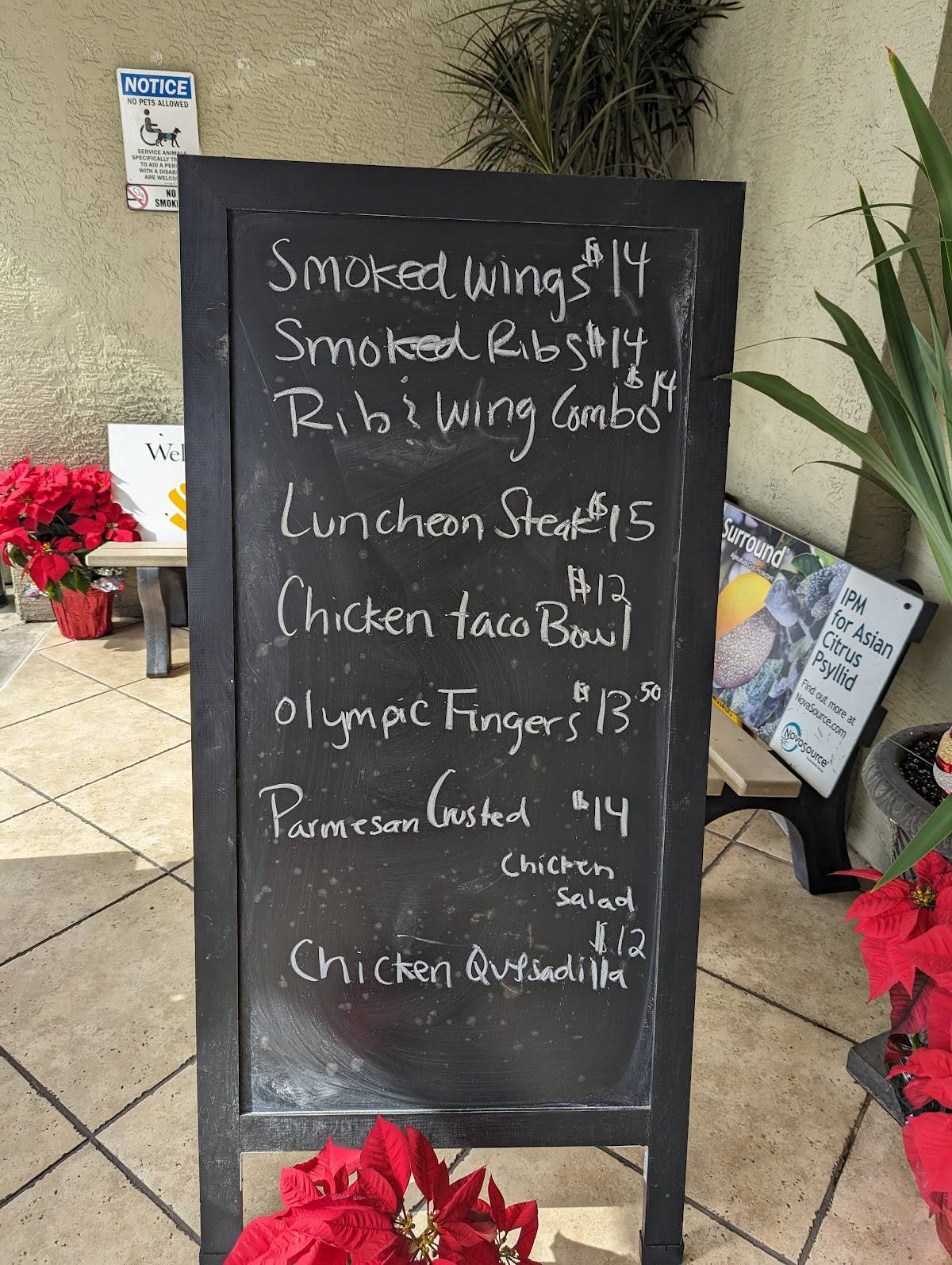 Menu at Olympic Restaurant, Avon Park