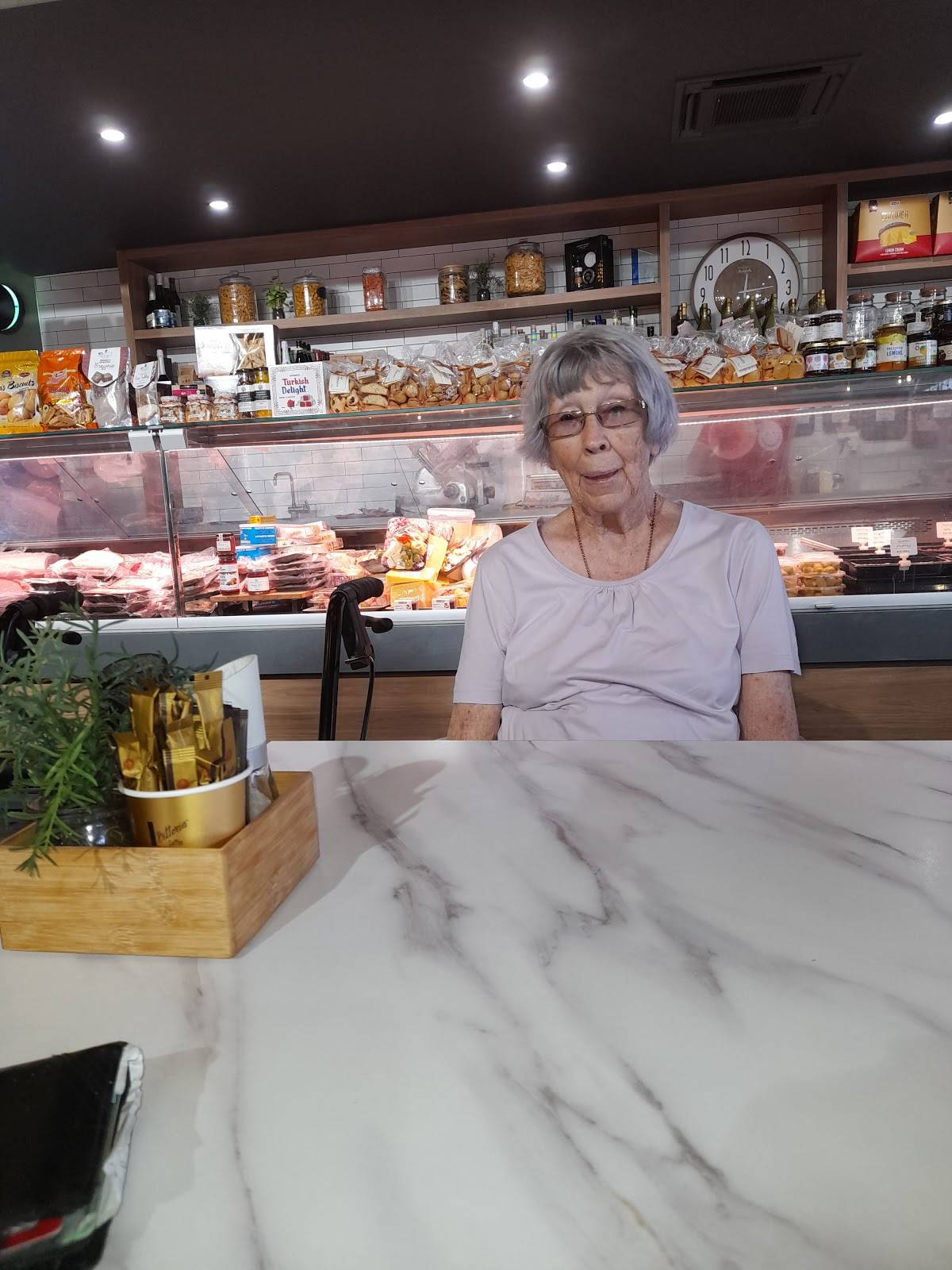 Menu at Dal Santo's Deli cafe, Ayr