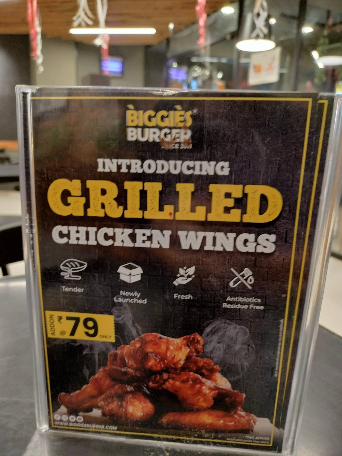 Menu at Biggies Burger: AECS Layout, Bengaluru
