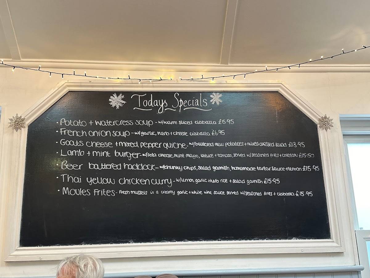 Menu at The Lobster Pot restaurant, Bognor Regis