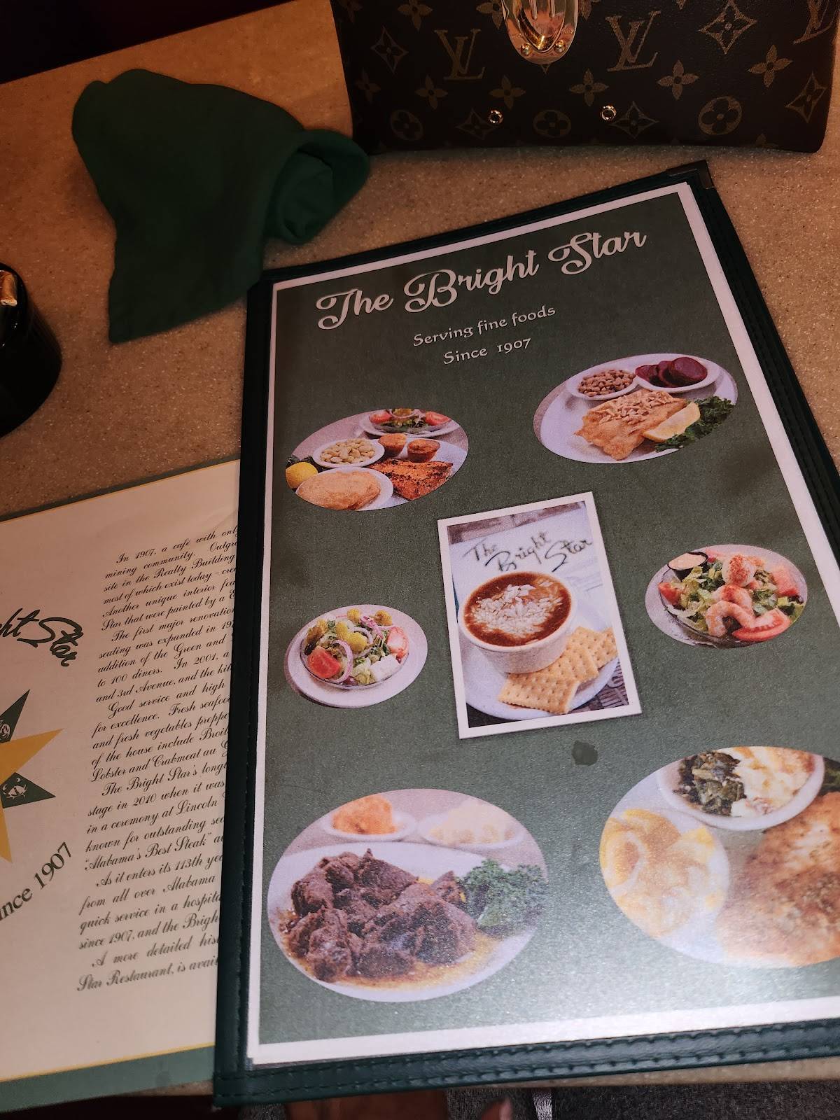 Menu at Bright Star Restaurant, Bessemer