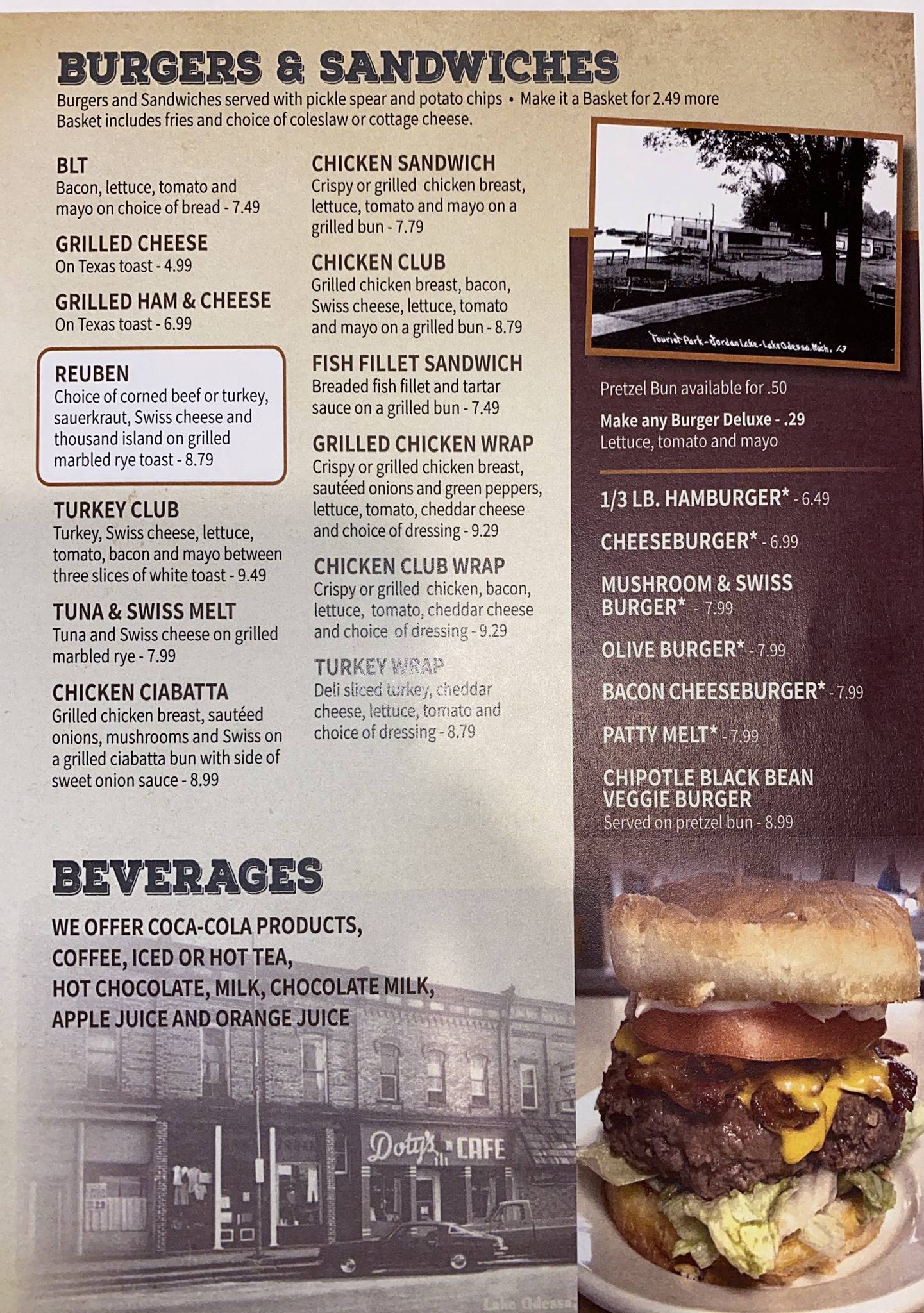 Menu at C & R Homestyle Cafe, Lake Odessa