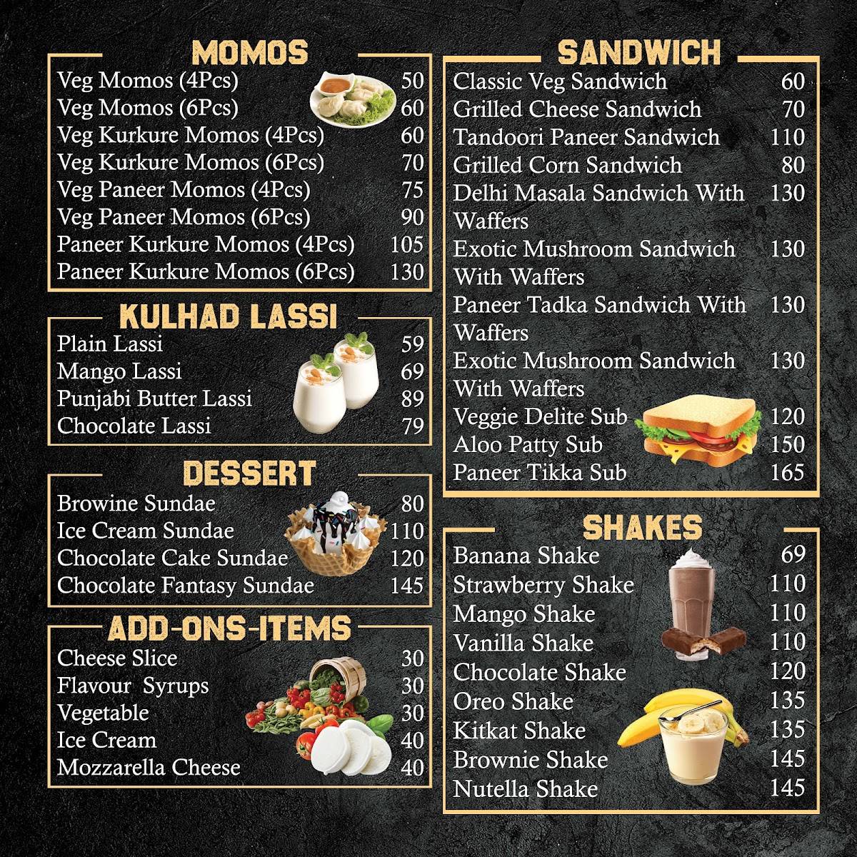 Menu at ChaiApps Cafe -Jammu 2.o, Jammu