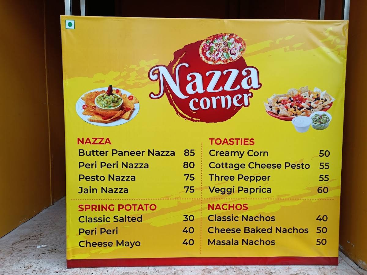 Menu at Nazza Corner (Multi Cuisine Fusion Cafe), Kolhapur