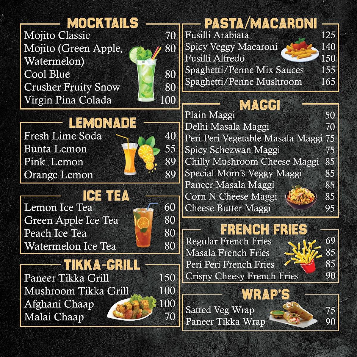 Menu at ChaiApps Cafe -Jammu 2.o, Jammu