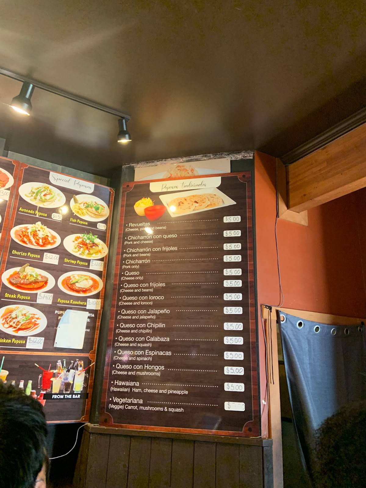Menu at Chepe's restaurant, Portland
