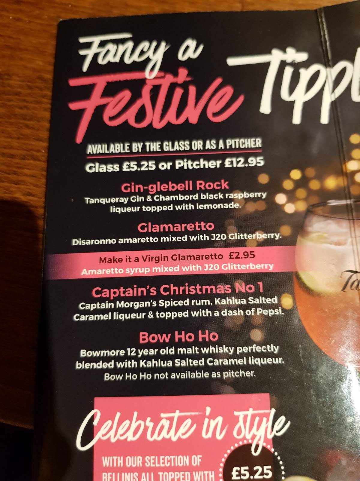 Menu at The Two Rivers at Chepstow pub & bar, Chepstow