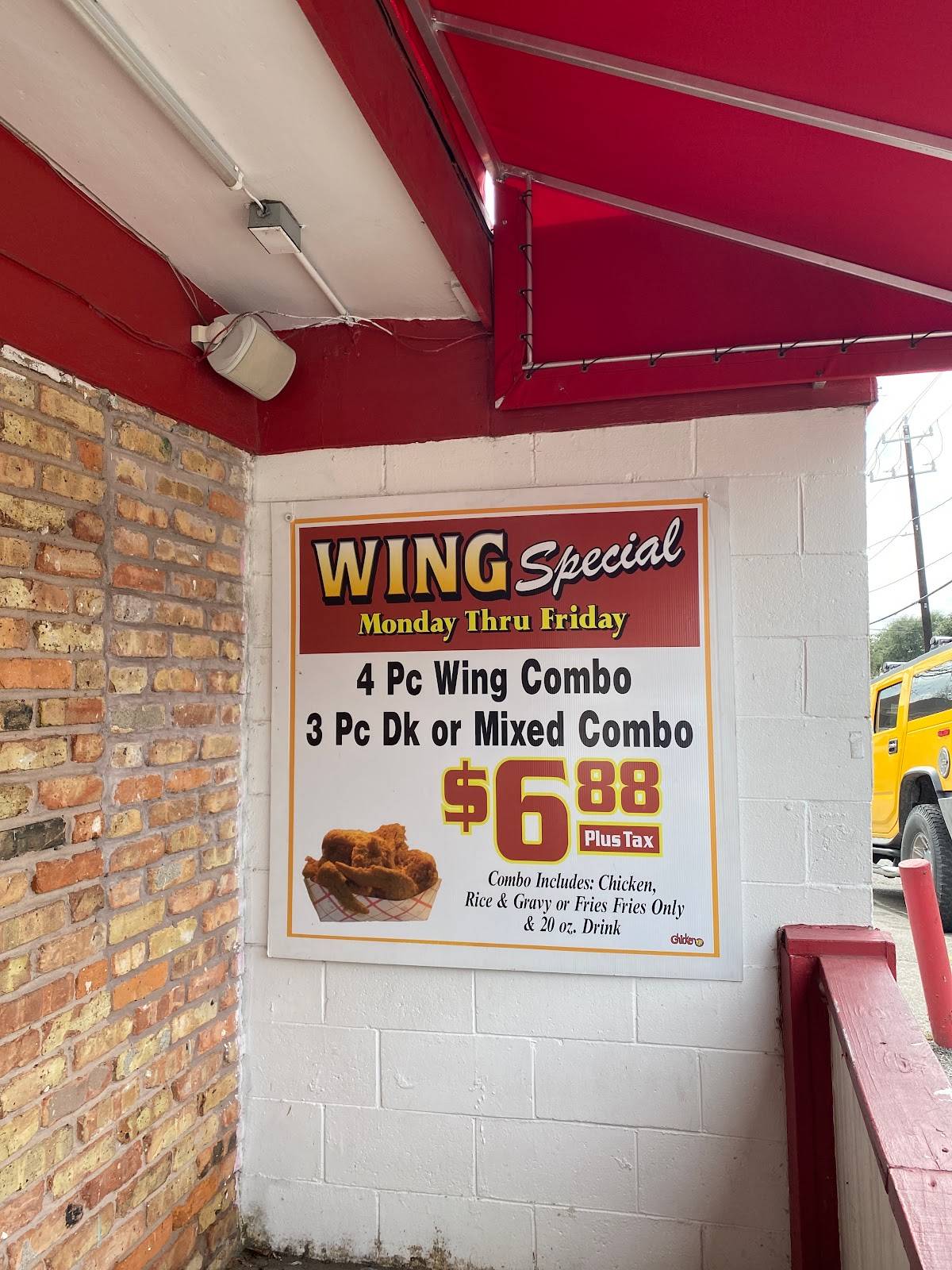 Menu at Chicken Plus fast food, Houston, N Wayside Dr