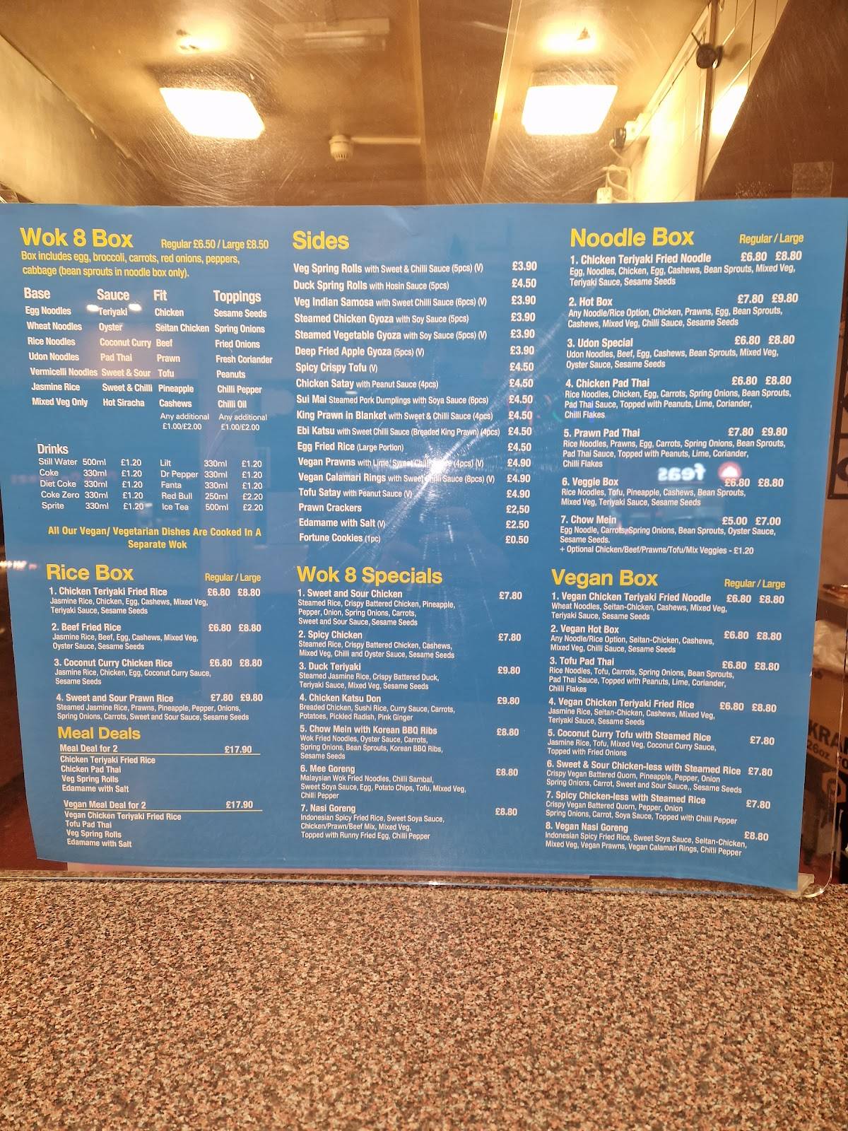 Menu at China Taste restaurant, Southampton