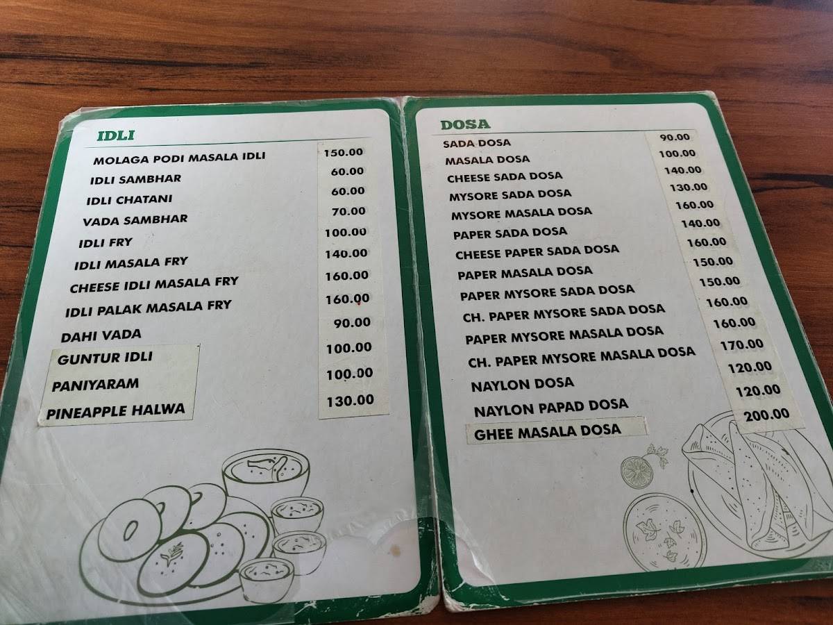Menu at City South Corner, Vadodara, 1st